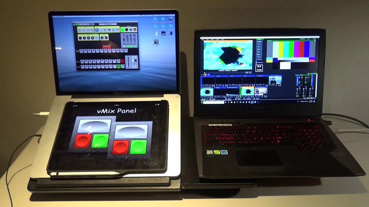 vMix Panel for iPad Demo - YouTube