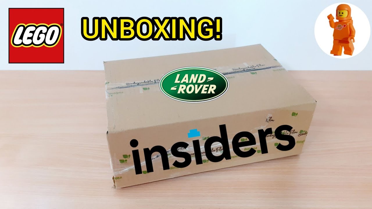 LEGO Land Rover and Insiders unboxing! - YouTube