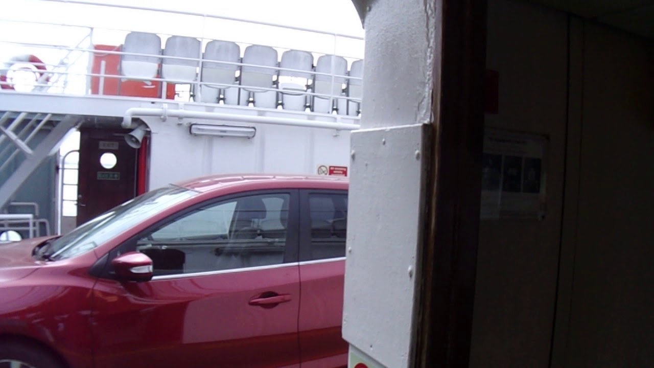 2 cars on MV Loch Riddon - YouTube