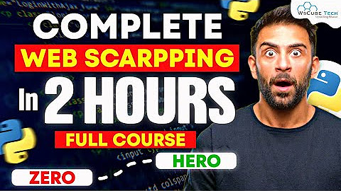 Web Scraping Full Free Course by WsCube Tech - YouTube