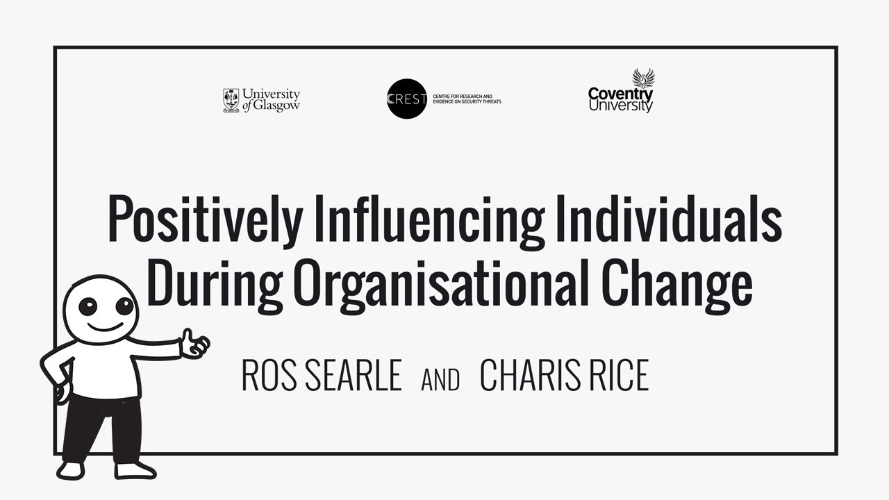 Positively influencing individuals during organisational change - YouTube