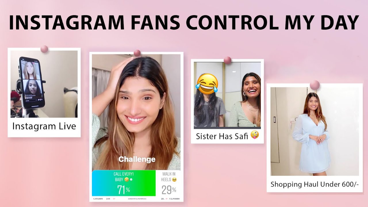 My instagram family controls my life for a day - YouTube