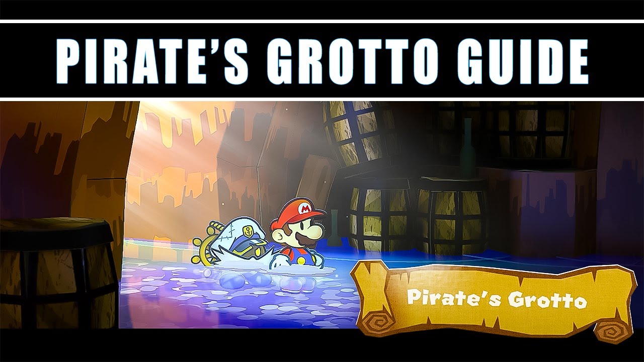 Paper Mario The Thousand Year Door Pirate's Grotto Walkthrough Nintendo ...