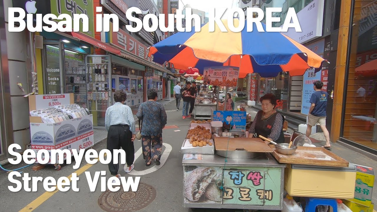 Walking Travel around Seomyeon in Busan, South Korea attraction | 한국 부산 ...