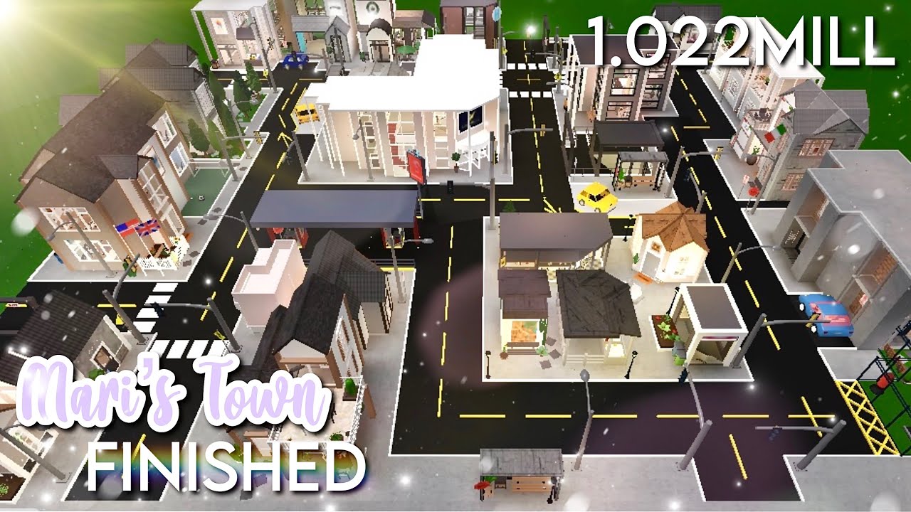 Mari's Town FINISHED, $1.022mill || ROBLOX, Bloxburg - YouTube