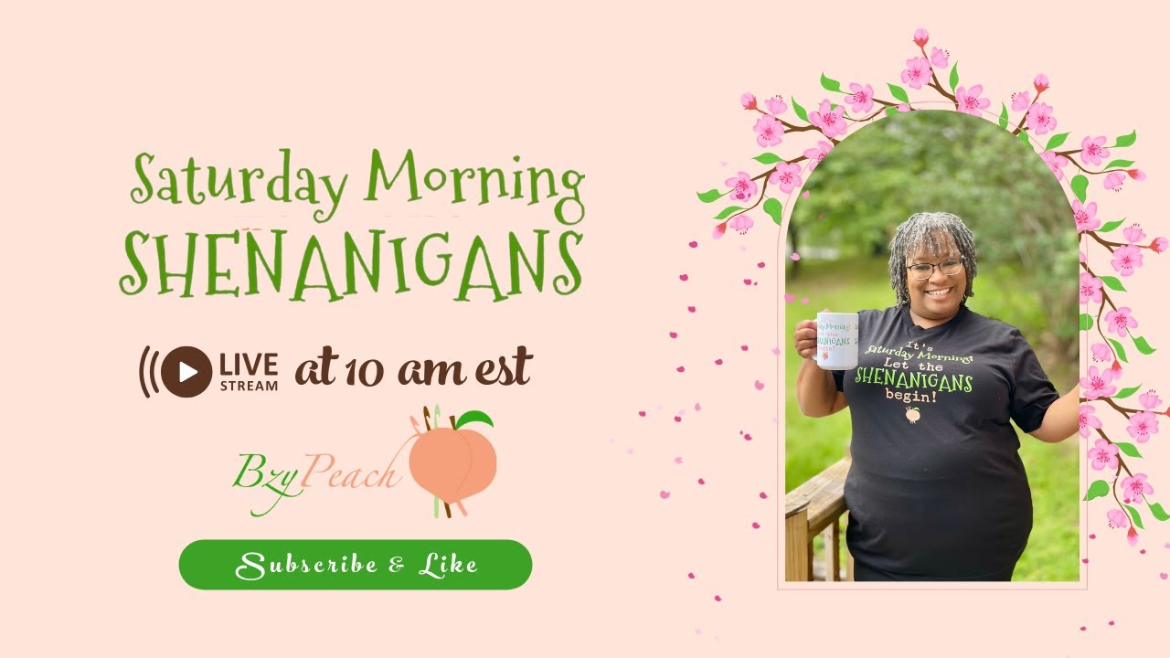 Saturday Morning Shenanigans - Live with @blackwomenstitch3484 1/20/24 ...