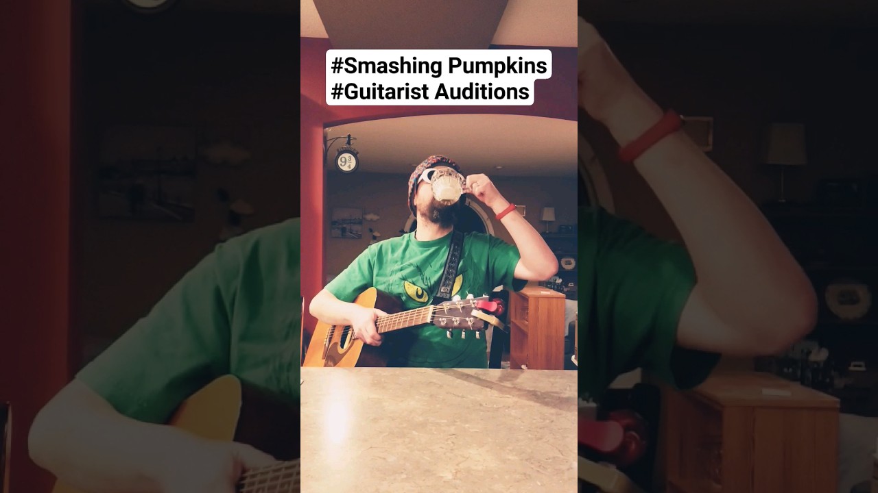 Smashing Pumpkins new Guitarist auditions Take #43 #smashingpumpkins #audition Cherub Rock on ...