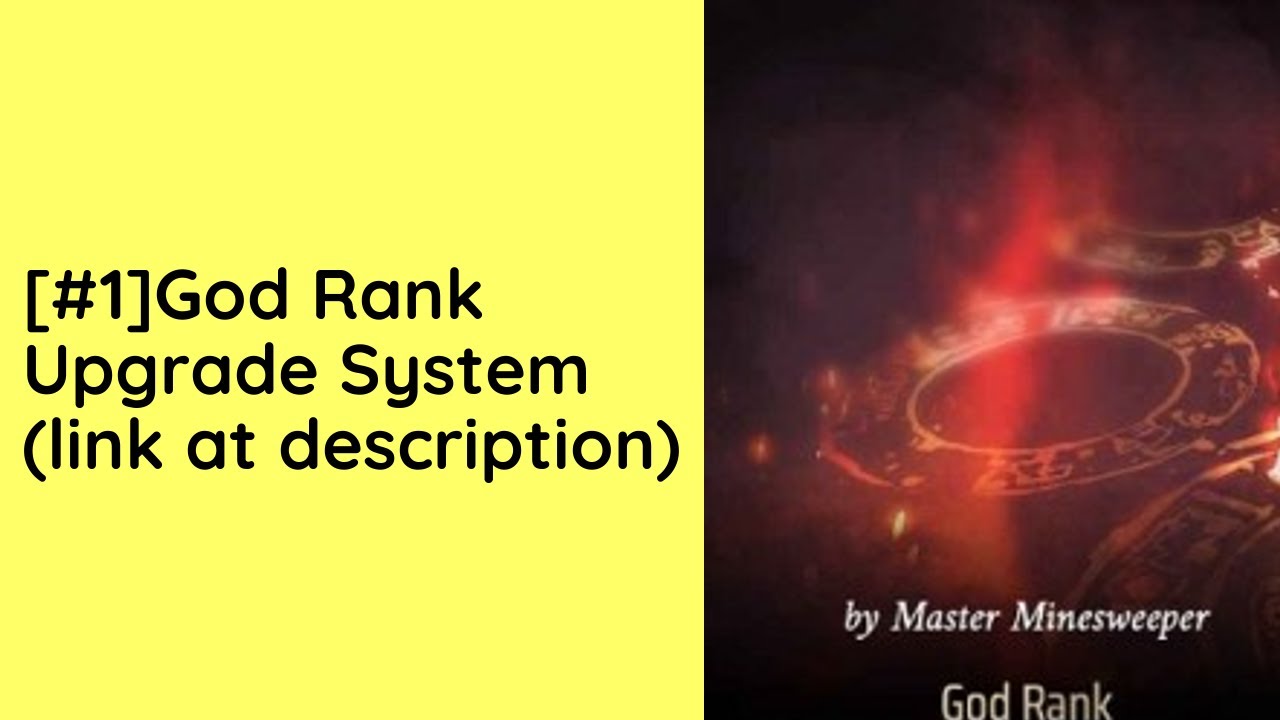 God Rank Upgrade System Audio Novel Full - YouTube