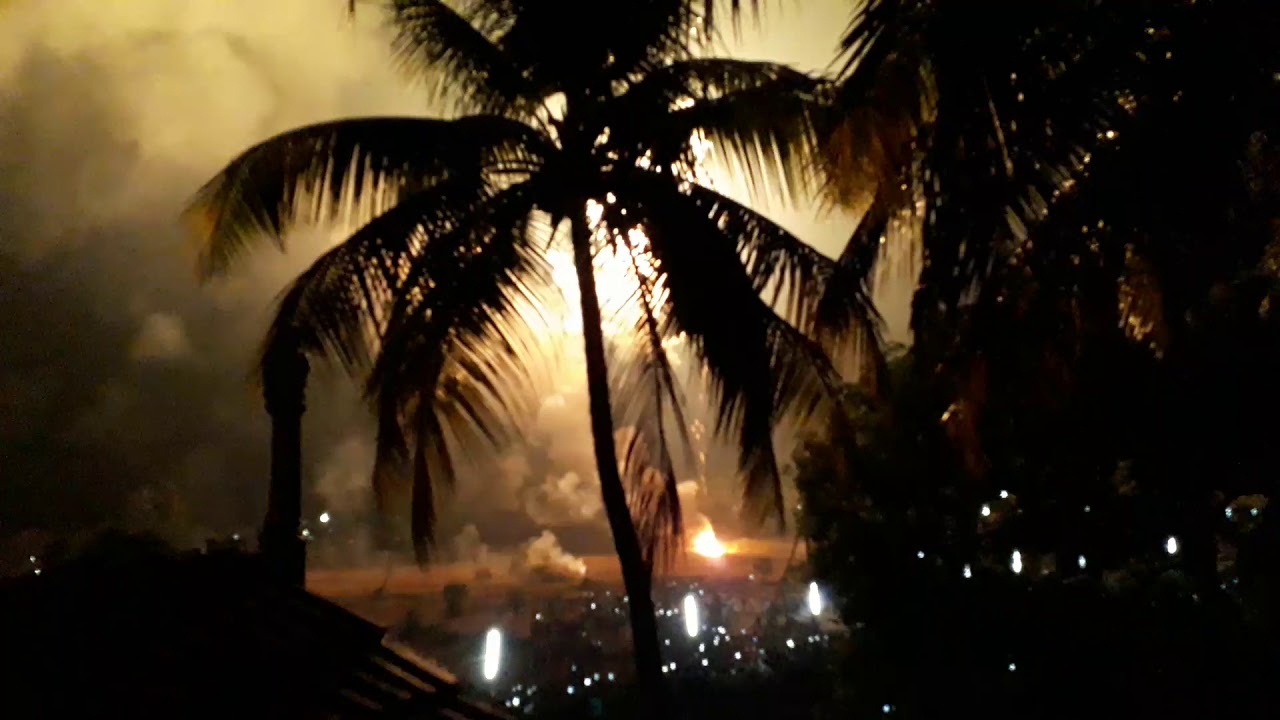 Nemmara vela 2019 nemmara desam morning fireworks - YouTube