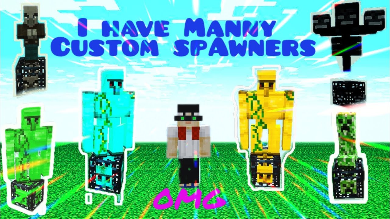 Minecraft but I have custom spawners 😲 - YouTube
