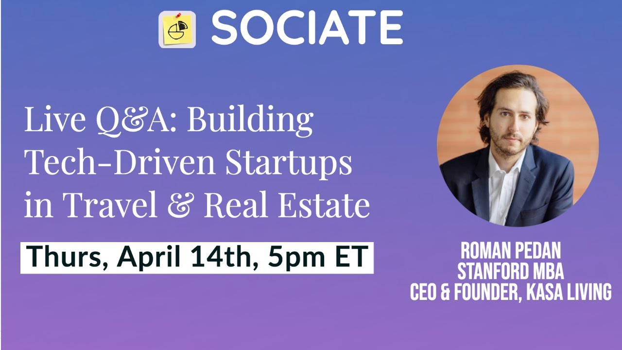 Sociate Q&A with Roman Pedan, CEO of Kasa Living - YouTube