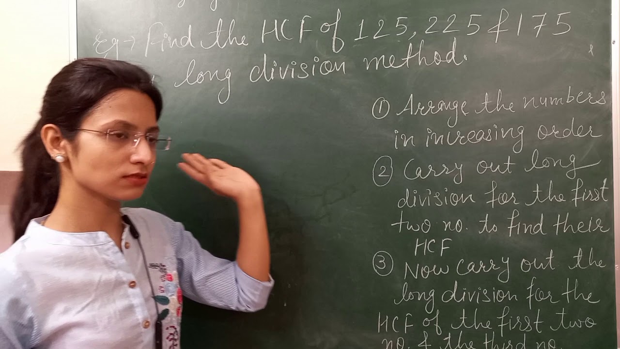 HCF By Long Division Method YouTube HCF By Long Division Method YouTube