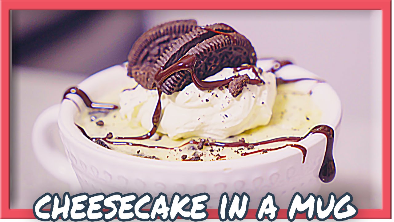 2 MINUTE CHEESECAKE IN A MUG! - YouTube