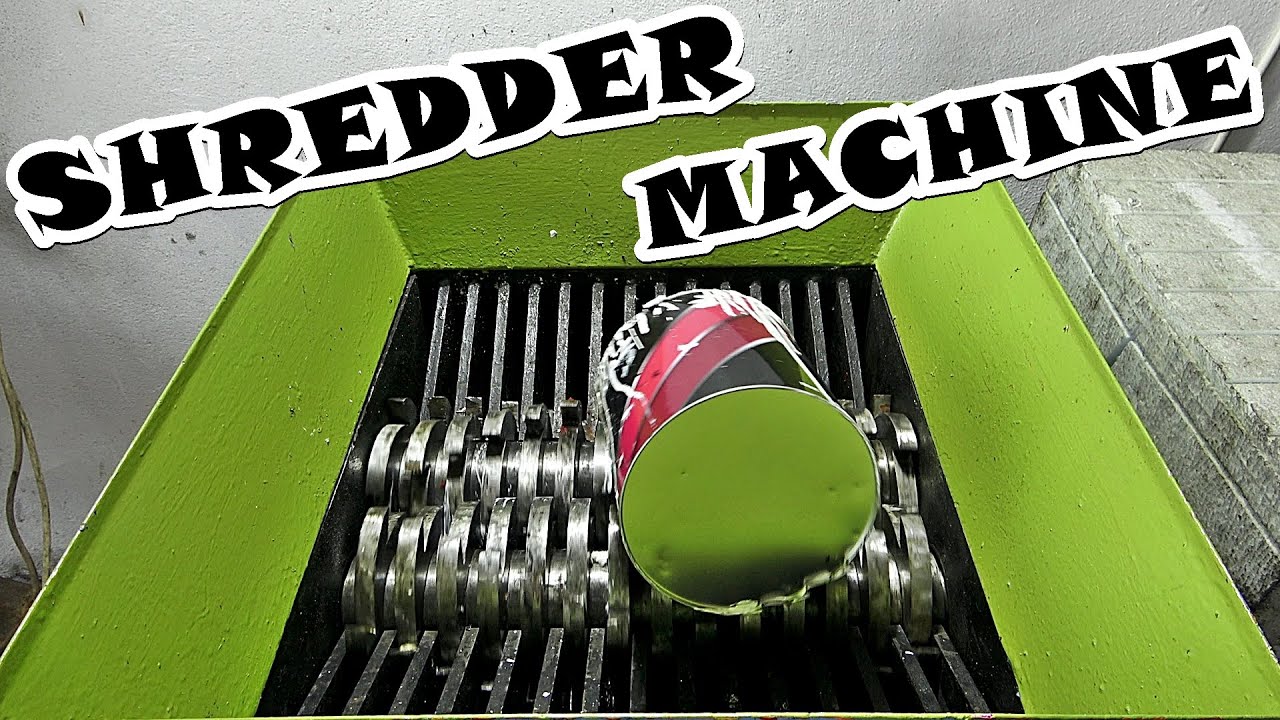 Shredding Hard and Soft Things with the Shredder Machine! Oddly ...