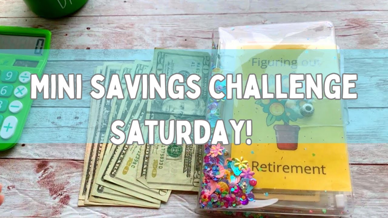 Mini Savings Challenge Saturday! | Saving Small Adds Up! April 2023 ...
