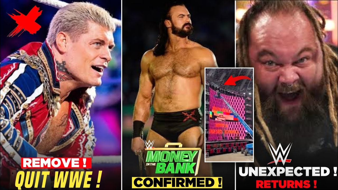 Cody Rhodes QUIT WWE ! Bray Wyatt UNEXPECTED Return | Drew McIntyre ...