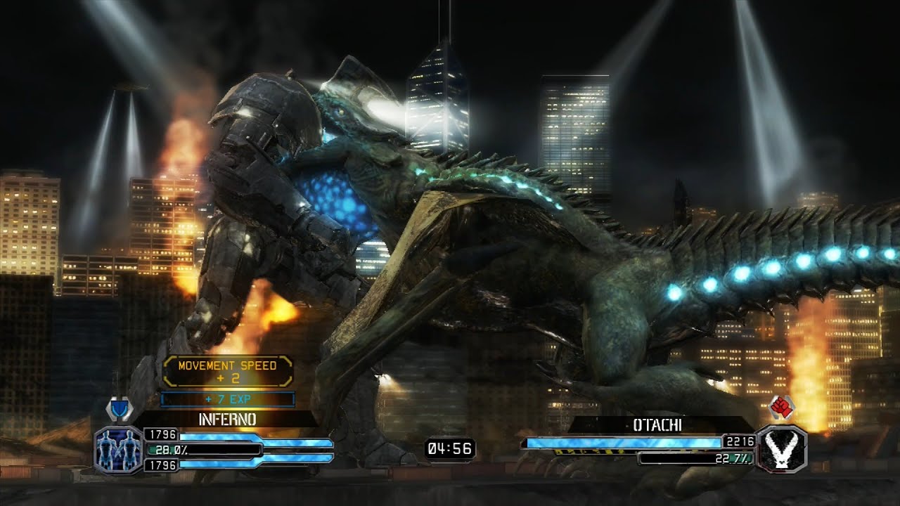 PACIFIC RIM THE VIDEO GAME - INFERNO vs CRIMSON TYPHOON & KNIFEHEAD ...