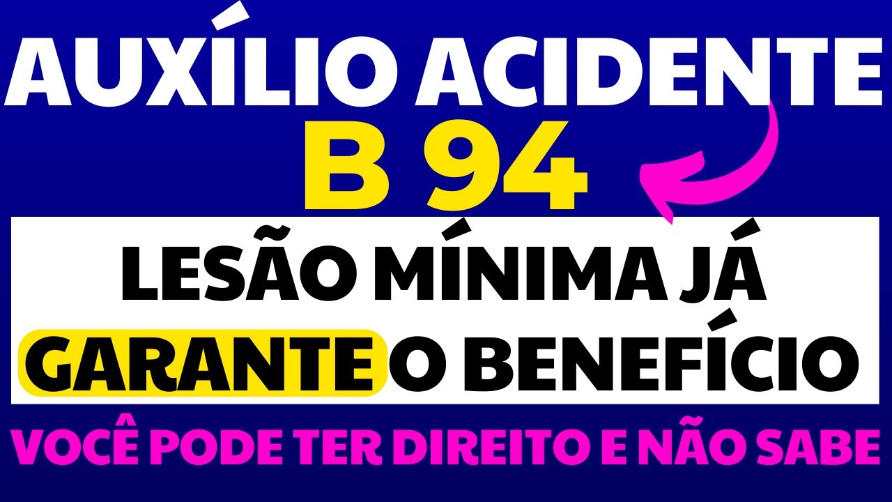 B94 - AUXÍLIO ACIDENTE I PENTE FINO PODE CORTAR DE QUEM JÁ RECEBE? VOCÊ ...
