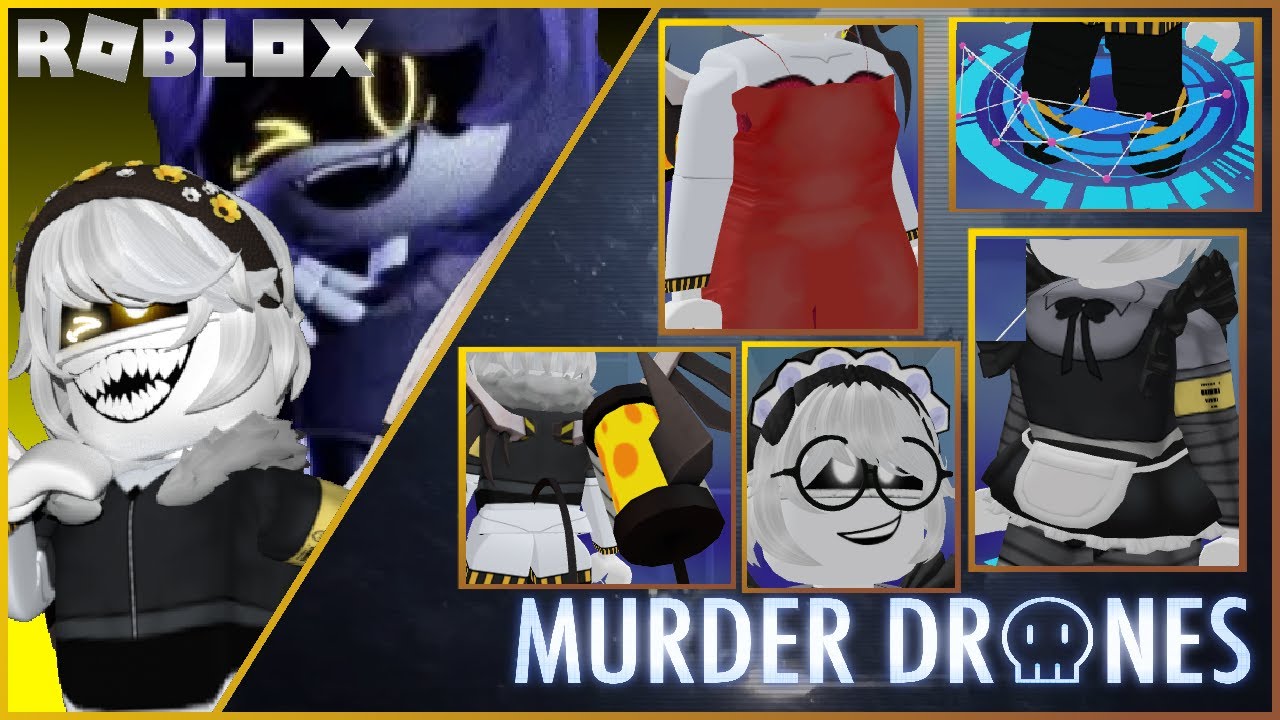 Roblox Murder Drones V Roblox Cosplay Tutorial Maid Form Included Youtube