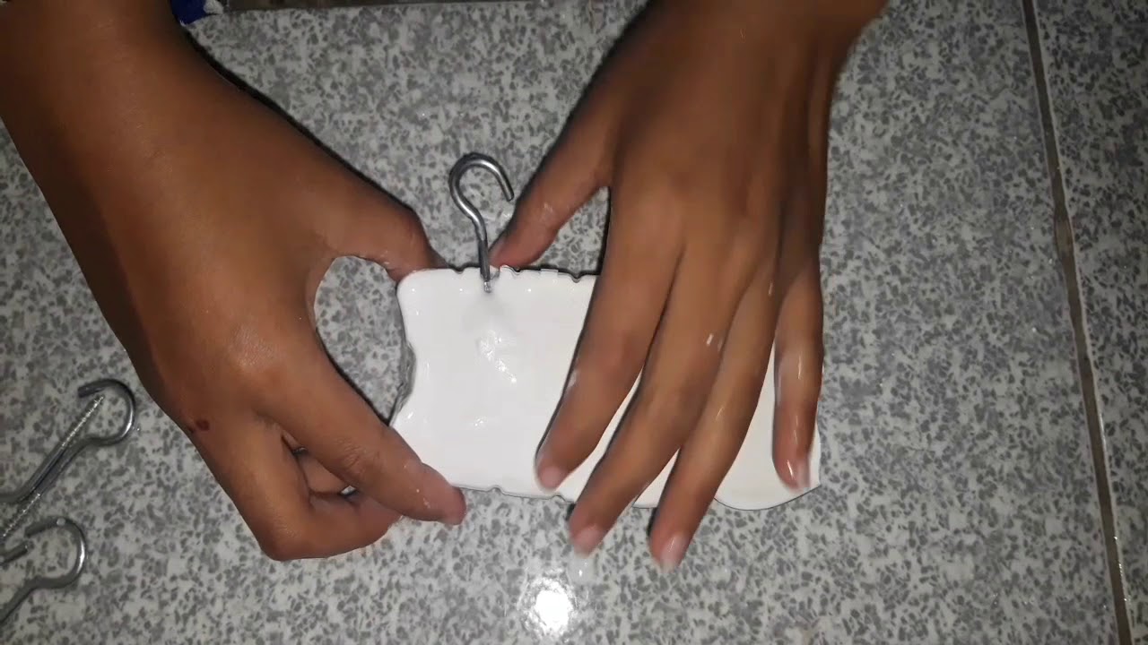 Kreasi Gantungan Kunci dengan bahan Gips - YouTube