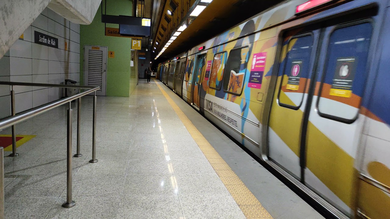 metrôrio 2021 - linha 4 estação de metrô de jardim alah - Leblon - RJ ...