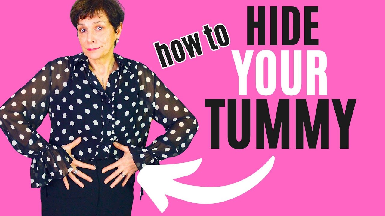How To Hide A Tummy Instantly Over 50 | Style Dos & Donts - YouTube