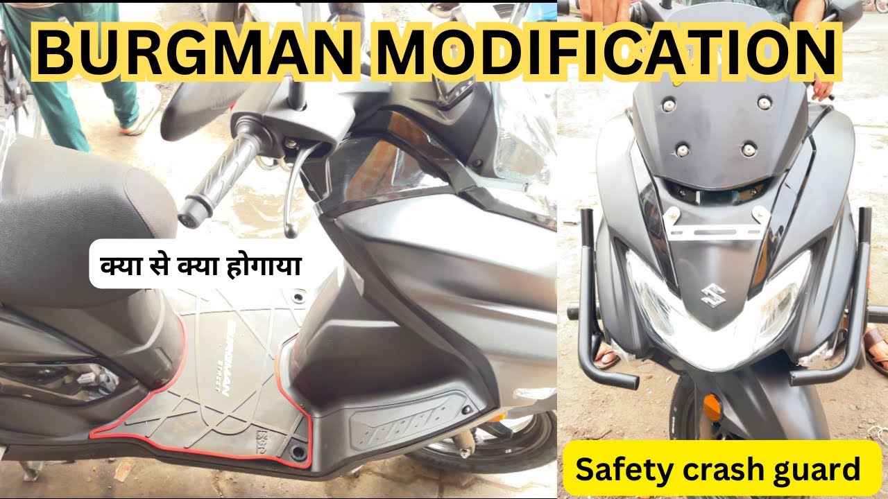 Burgman Modification ll Suzuki Burgman Modified - YouTube