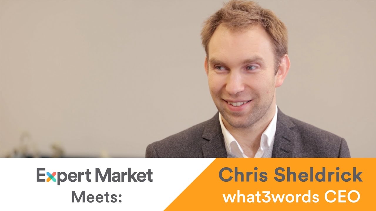 CEO Interview: Expert Market Meets Chris Sheldrick, what3words CEO ...