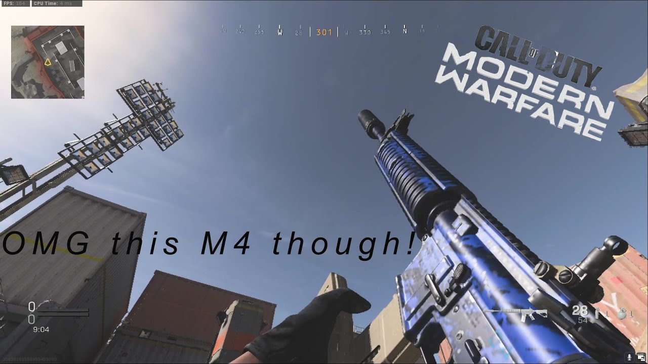 new m4 video(call of duty Modern warfare) - YouTube