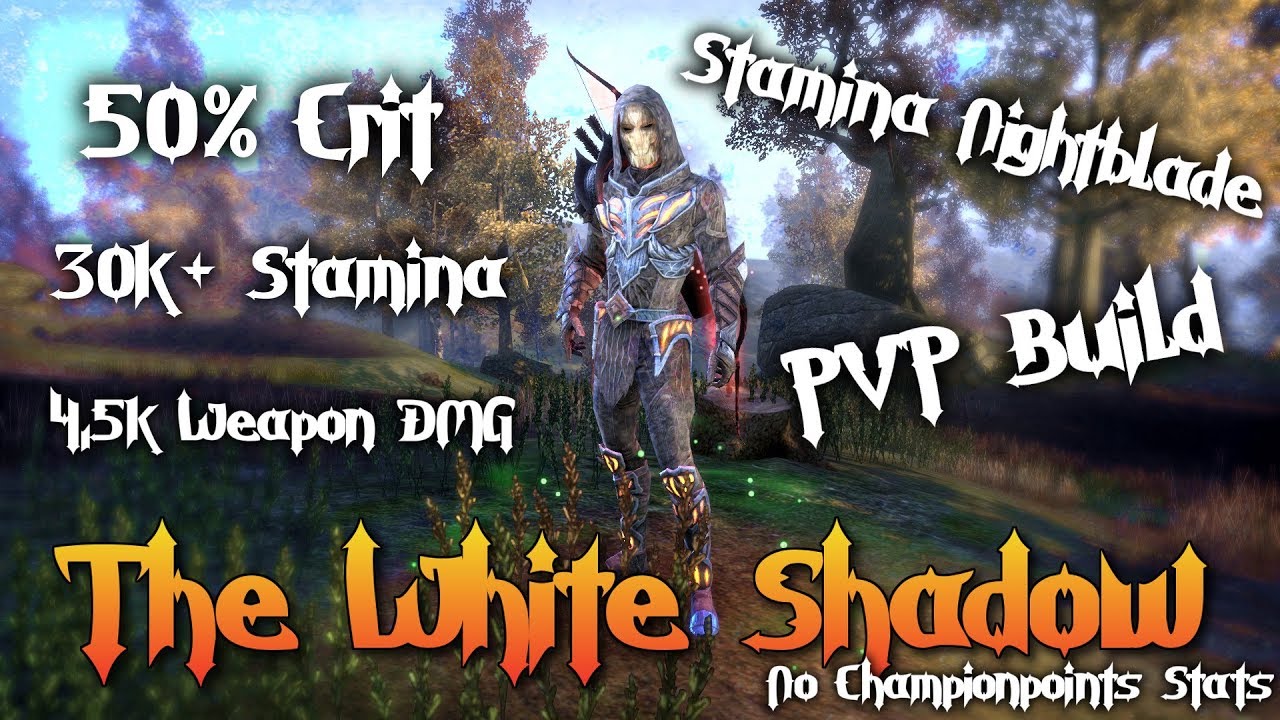 [ESO] The White Shadow PvP Build + Amazing Montage! - YouTube