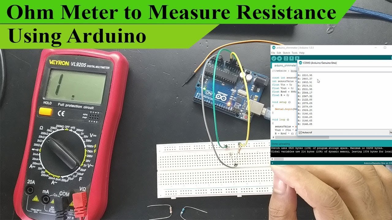 How To Make An Arduino Ohm Meter 47 Off