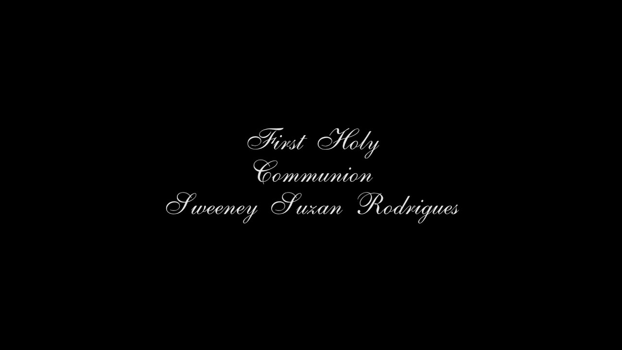 Sweeney's First Holy Communion Reel - YouTube