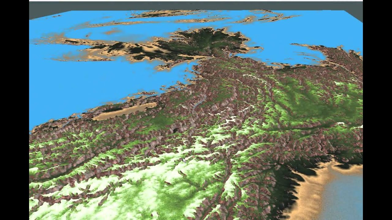 OpenGL OSG Rendering 16 new shader - YouTube