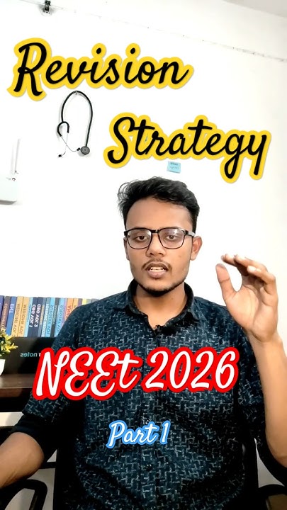 Revision Strategy ️ for NEET 2026 Part 1 revision kese kare #neet #revision #neet2026 #neetexam ...