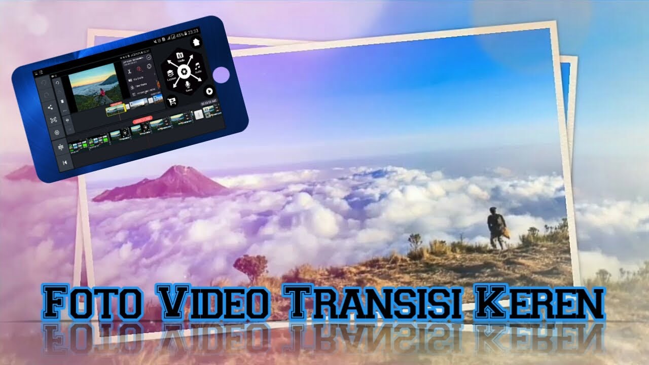 Tutorial edit video transisi foto keren ||kinemaster tutorial||foto transi||keren sederhana ...