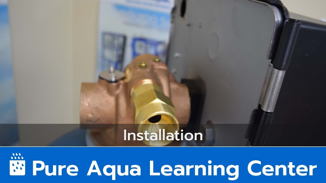 Fleck Valve 2850 Control Valve - Installation | Pure Aqua Learning ...
