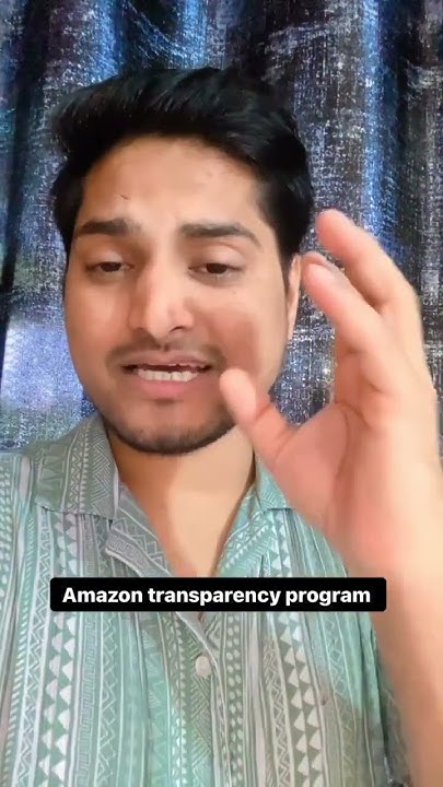 Amazon transparency program - YouTube