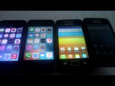 iPhone 4 vs iPhone 4s vs Samsung Galaxy Ace vs Samsung Galaxy Ace S5830i Startup Speed Comparison