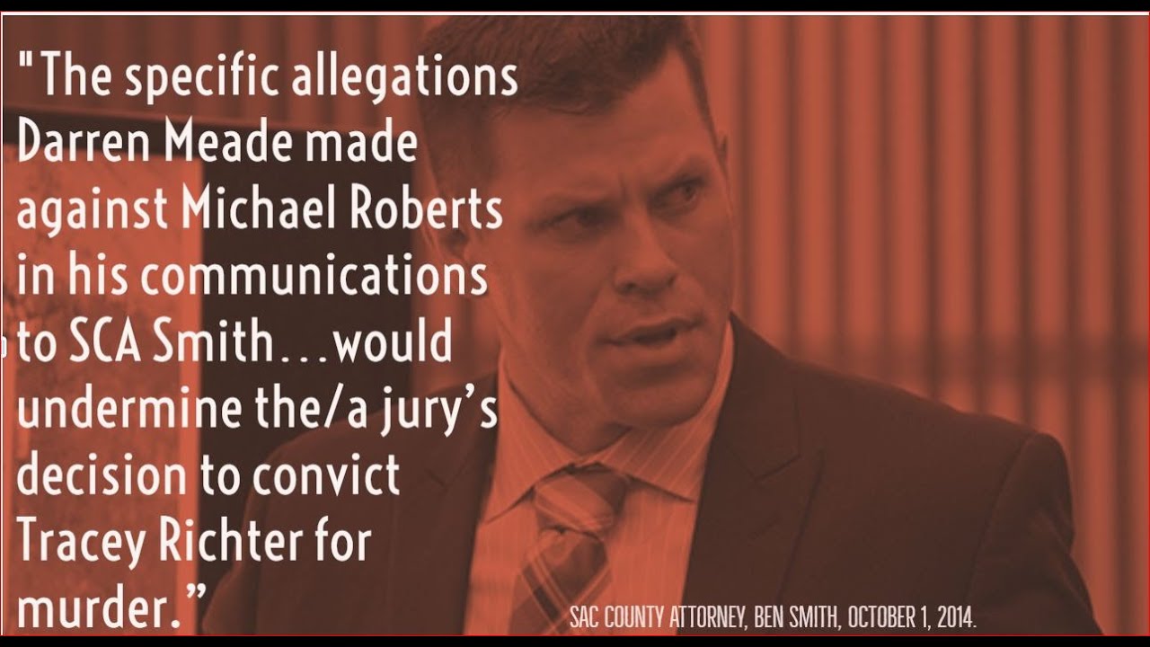 County Attorney Ben Smith's obsession, of Tracey Richter, is fair even ...