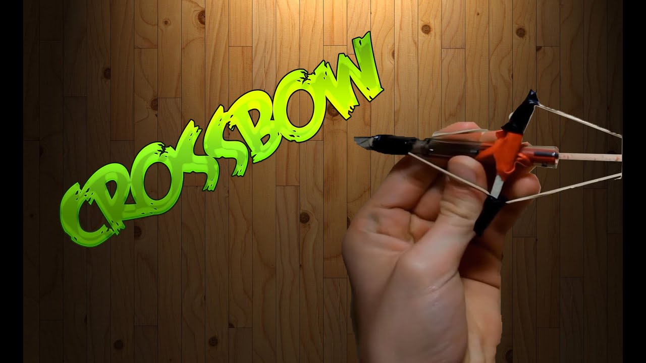 Turn your pen in a crossbow! - YouTube