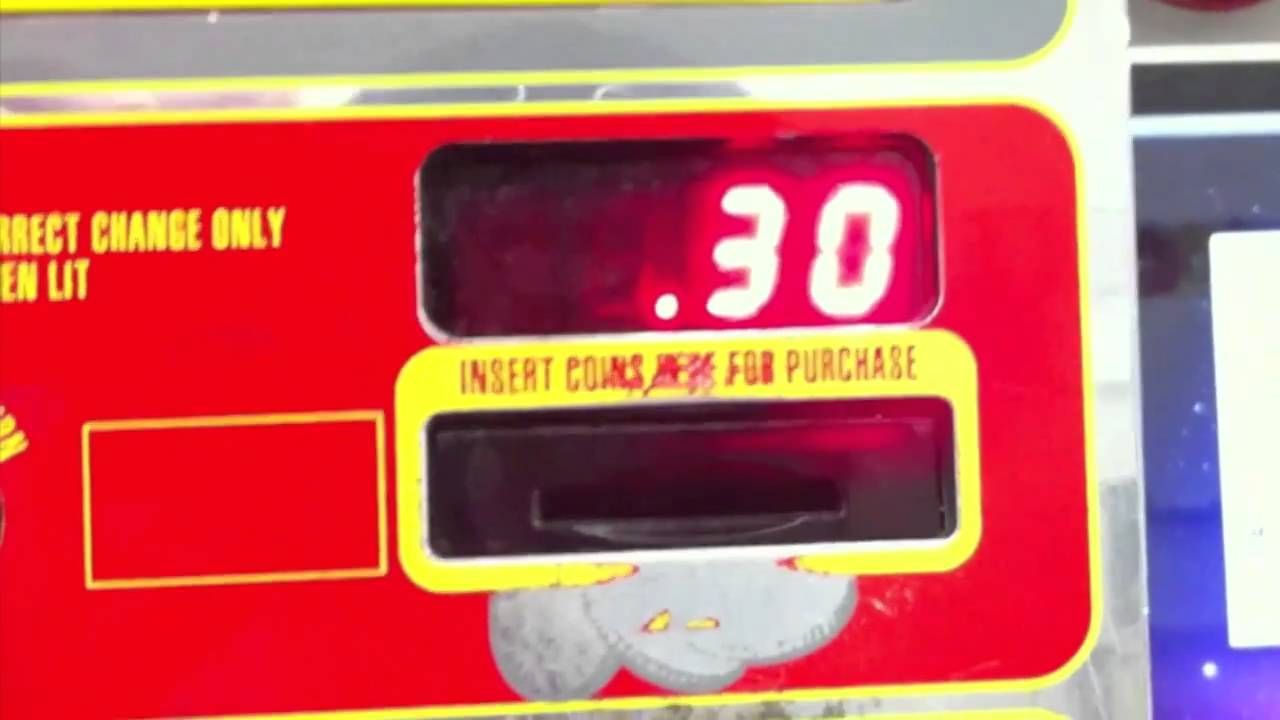 Busted soda machine I found - YouTube
