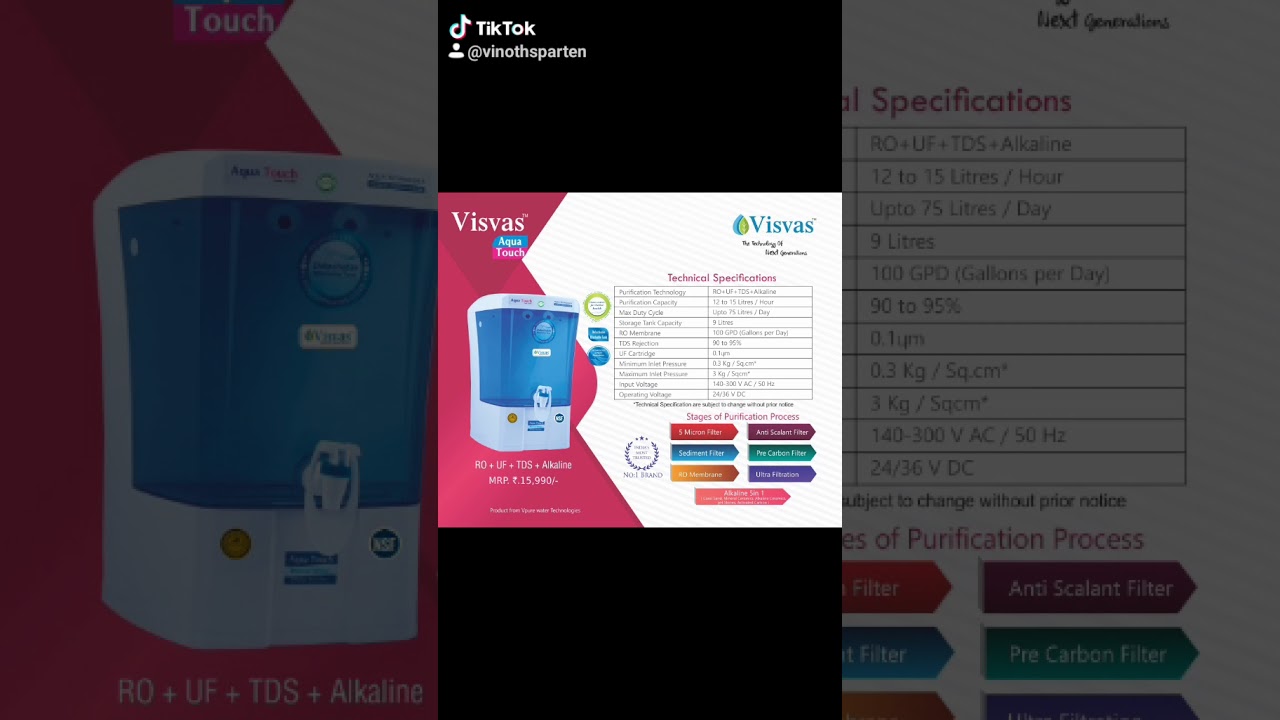 AQUA PURE RO SYSTEM - YouTube