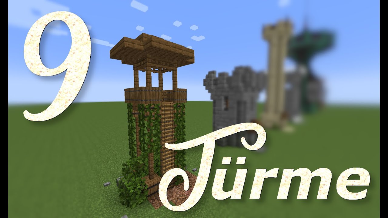 9 "einfache" Türme, die du in Minecraft bauen kannst - YouTube