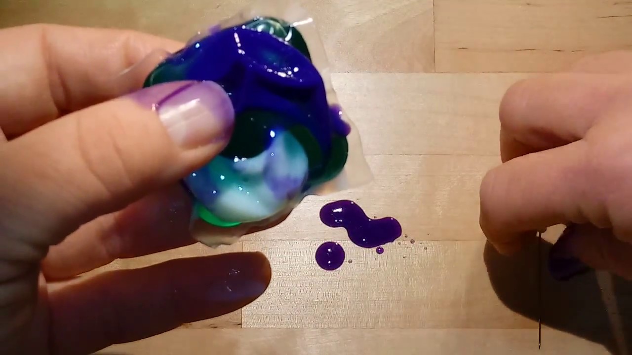 Watch It Ooze - Tide Pod - YouTube