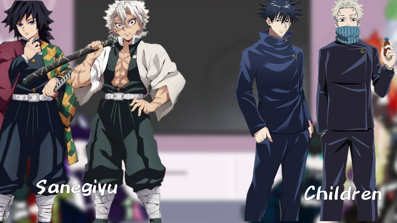 Hashiras reacting to their children | Sanegiyu | Toge Inumaki and ...