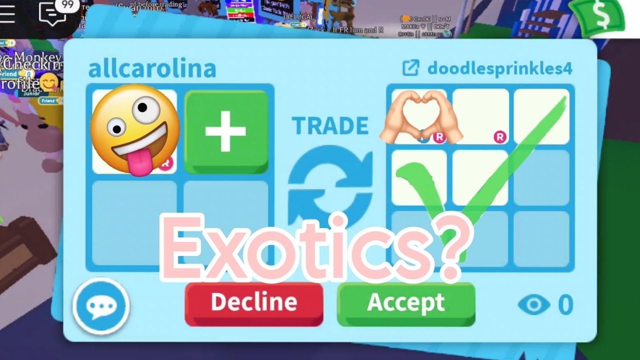 😱OMG! I JUST GOT 2 EXOTICS FOR MY *PREPPY* PET!💕 | Adopt me Trades ...