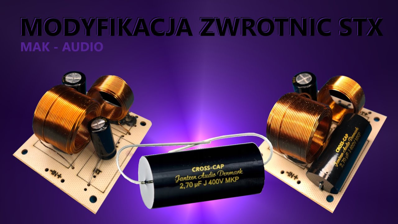 Modyfikacja Zwrotnic STX do Moich Kolumn DIY | MAK - AUDIO - YouTube