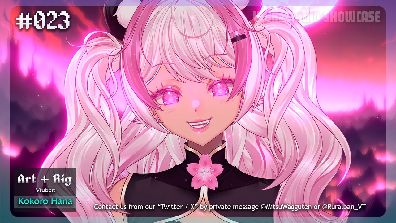 Kokoro Hana Vtuber Showcase Live2d Mitsuaki Wagguten - YouTube