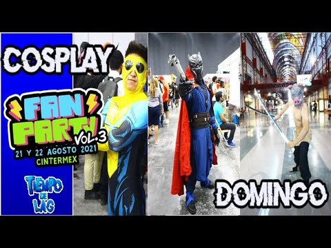 FAN PARTY VOL 3 CINTERMEX DIA DOMINGO COSPLAY - YouTube