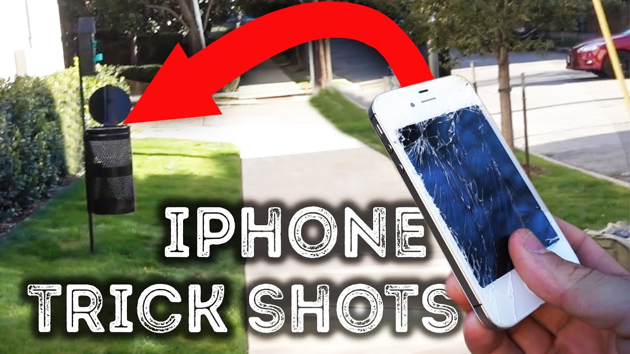 Epic iPhone Trick Shots - GizmoSlip - YouTube